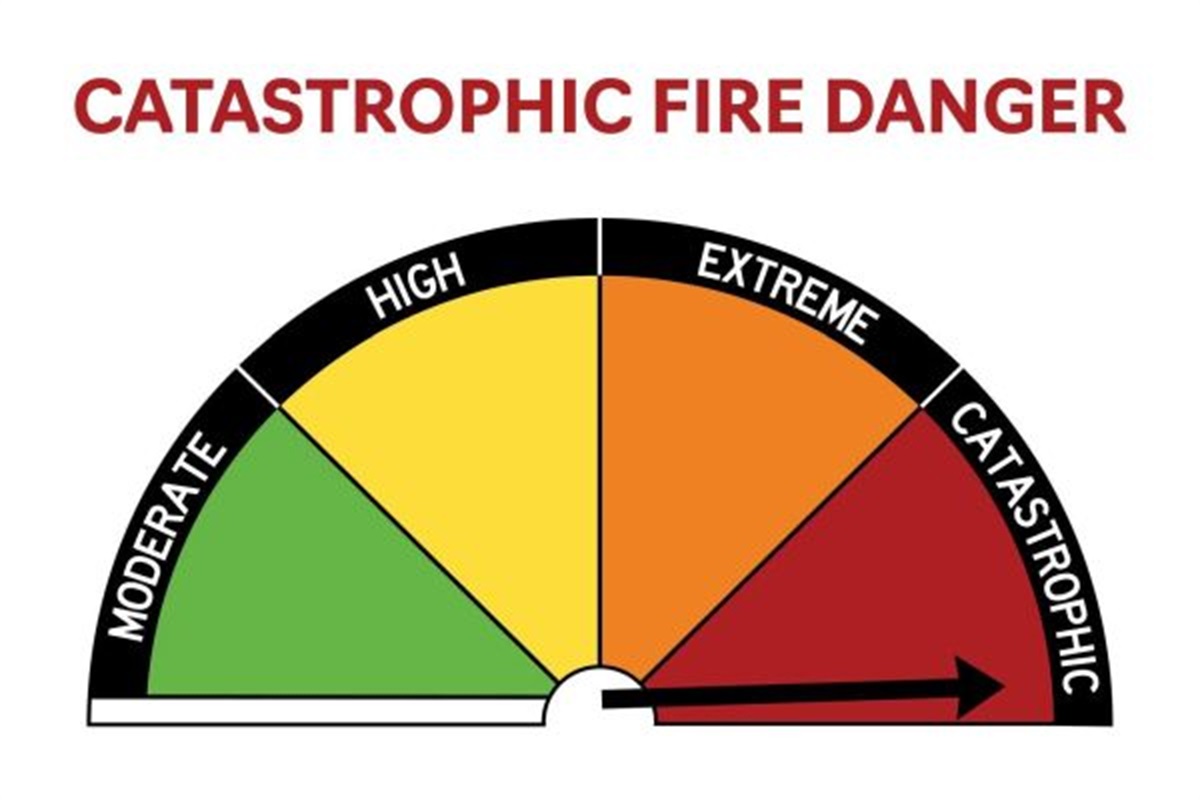 Council services affected by Catastrophic Fire Danger Rating
